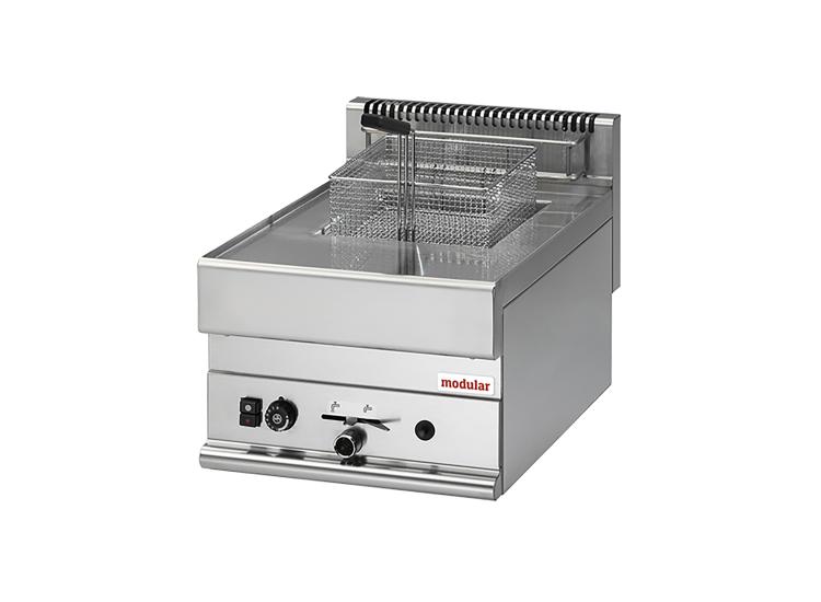 Friteuse - H 28 x 40 x 65 CM - 21 KG - Aardgas - 6.3 CM - RVS - 8 Liter ...