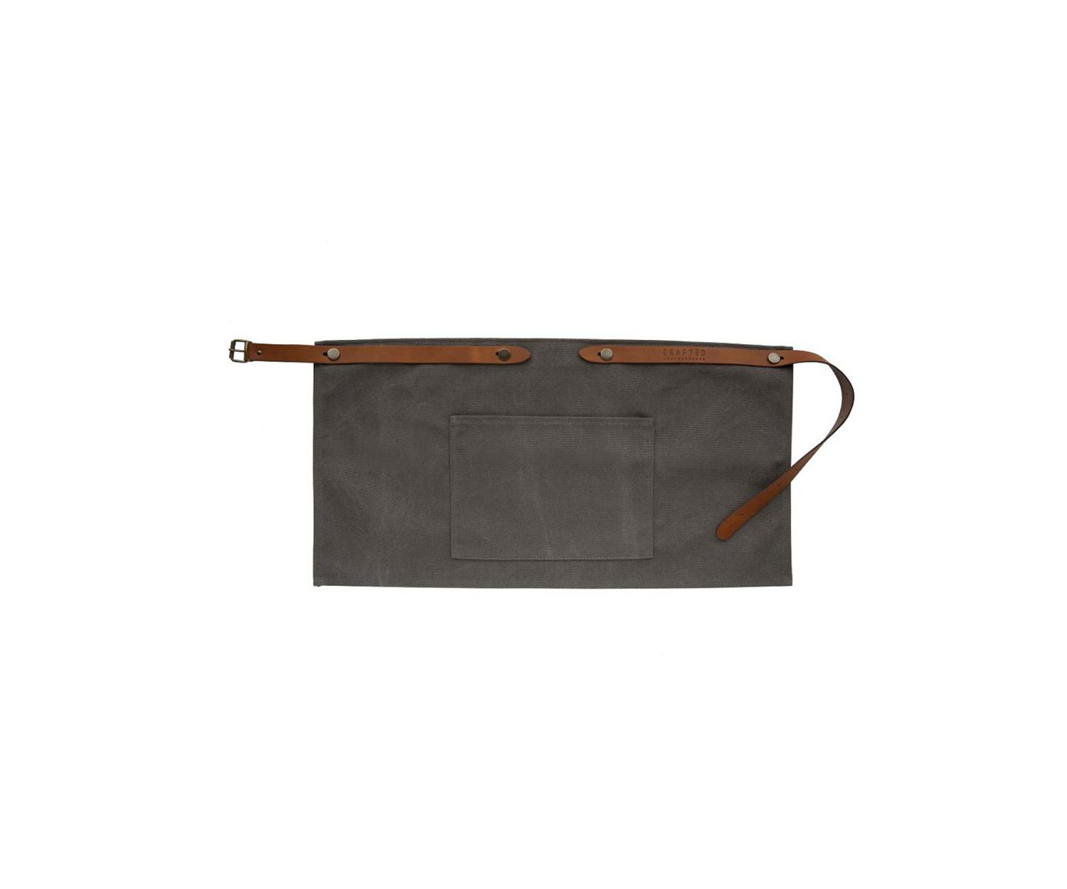 Horeca sloof - Met zak - Washed Canvas - Grijs - Gastro