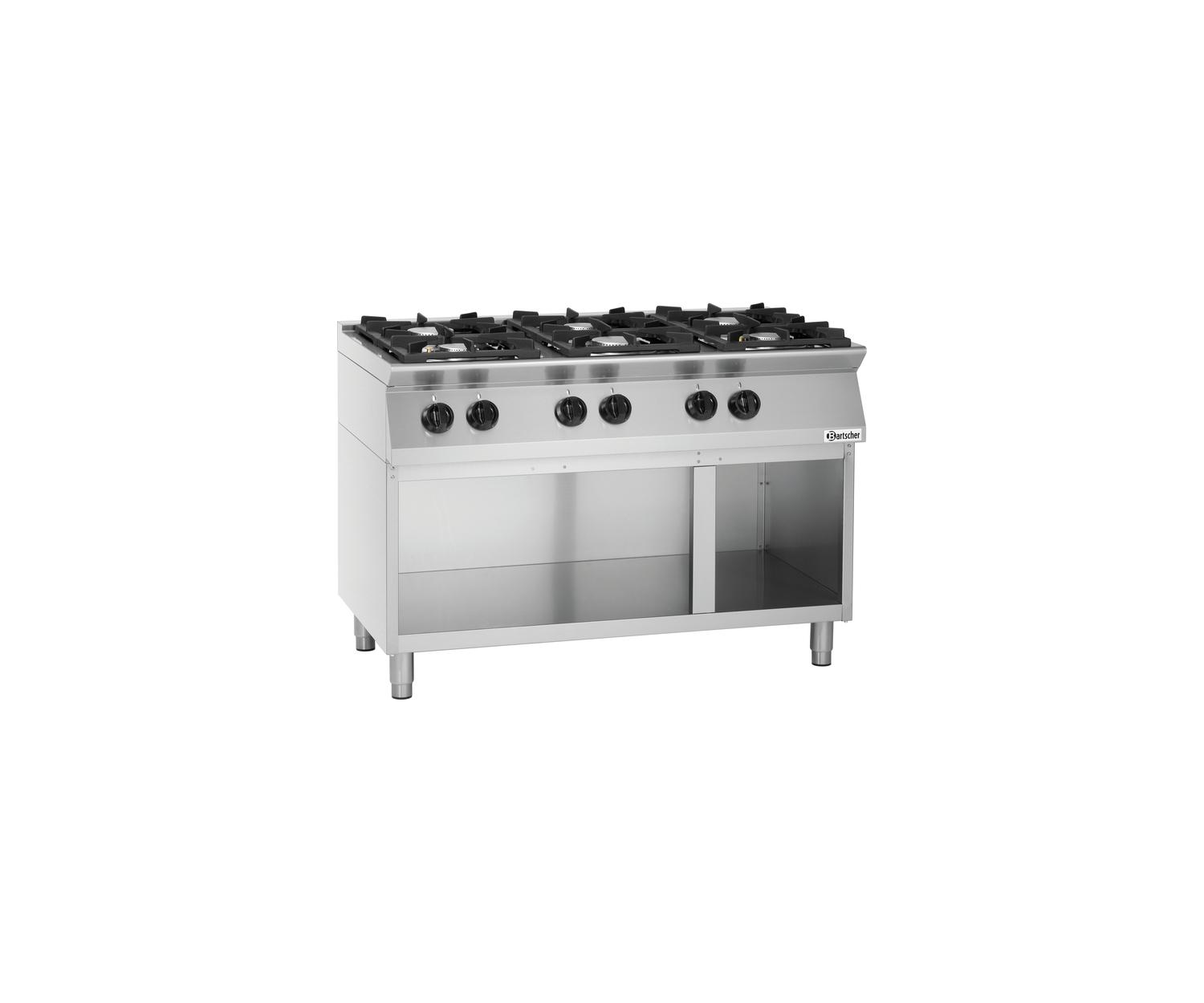 Gasfornuis - 6 pits - Bartscher - 1582101