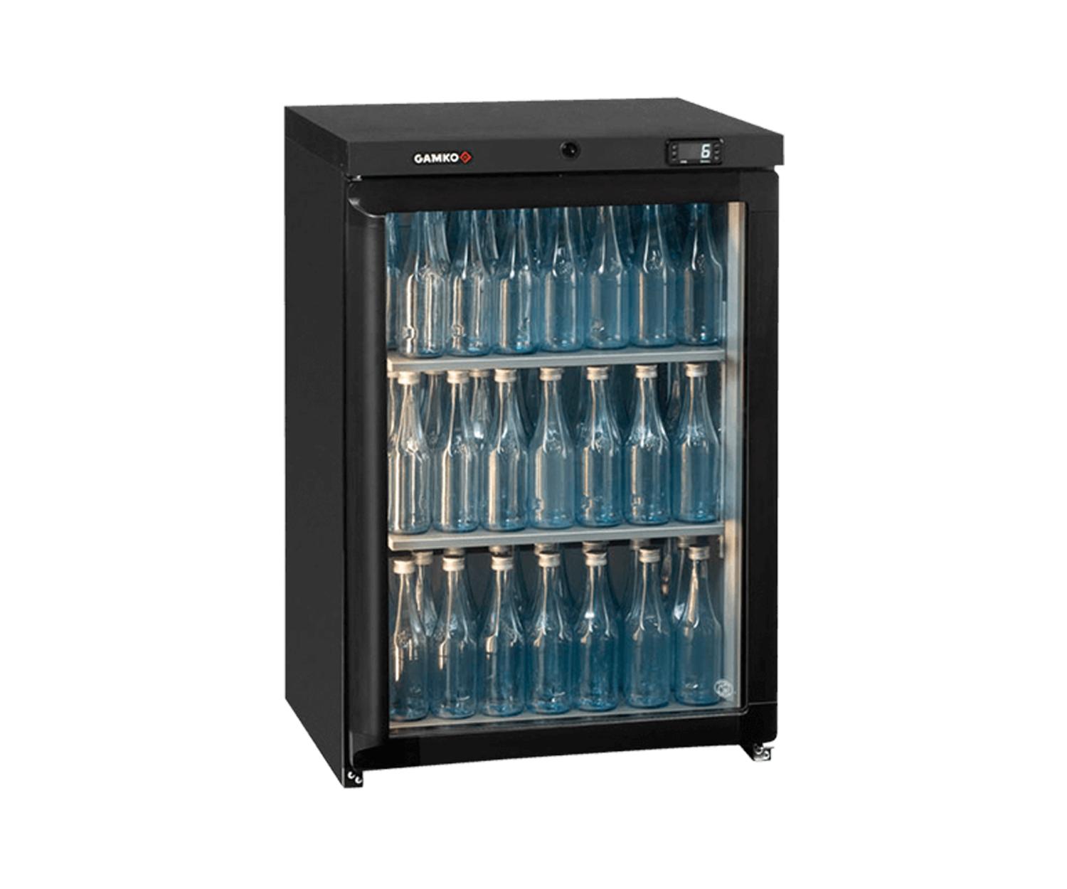 Koelkast glazen deur - Flessenkoeler - 1 deurs - Gamko - Maxiglass ...