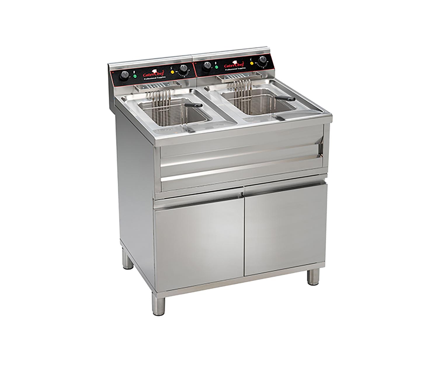 Friteuse - H 85 x 80 x 70 CM - 54.2 KG - 380 - 415 - Zonder - Stekker V ...