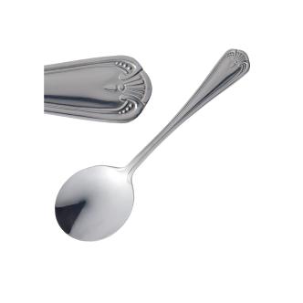Soeplepel - 12 stuks - H 17 x 17 CM - RVS - Olympia - C131