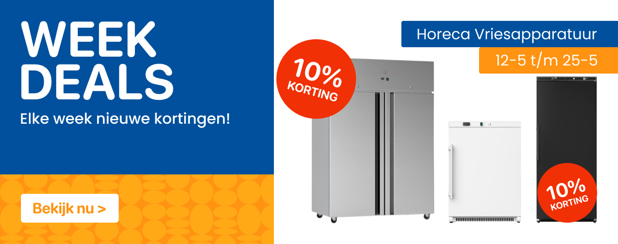Elke week nieuwe deals - bij Horeca World!